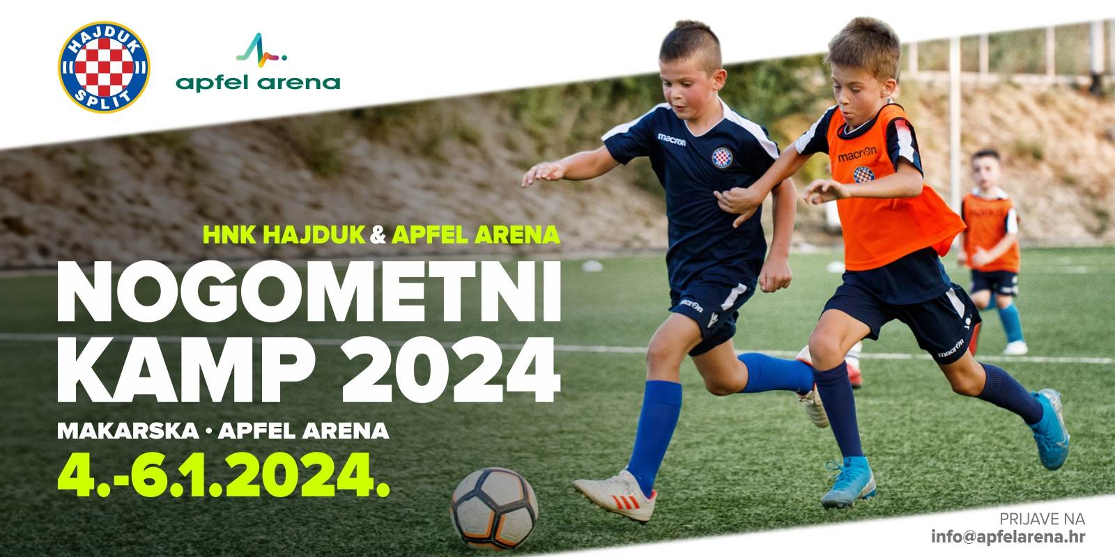 APFEL ARENA I HNK HAJDUK - kamp za igrače 2024. - APFEL ARENA